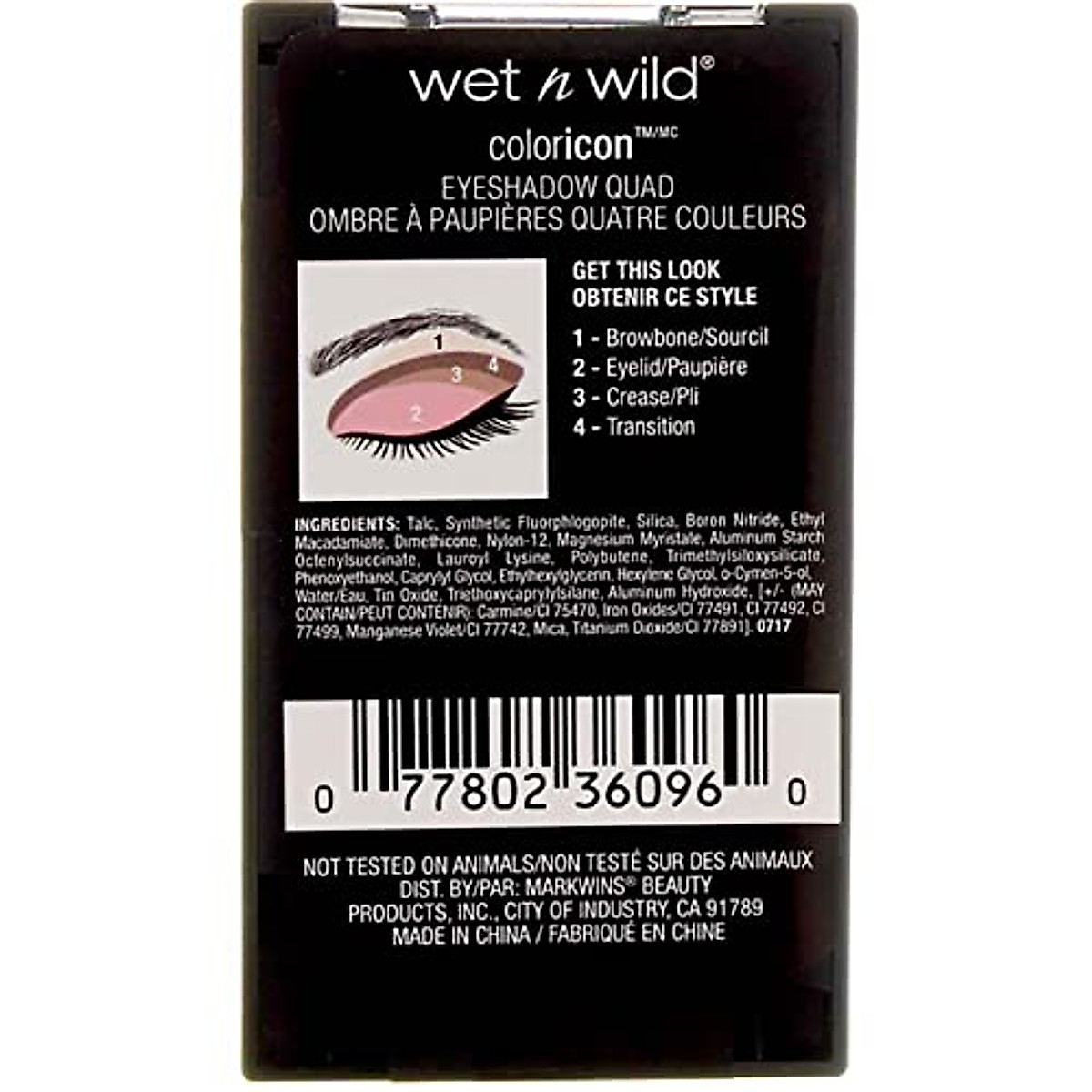 wet n wild Color Icon Eyeshadow Quad ~ Sweet As Candy 359