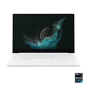 SAMSUNG Galaxy Book2 Pro 13.3” 256GB Laptop Computer w/ 8GB RAM, 12th Gen Intel Core i5 Evo Certified Processor, AMOLED Screen, Long Lasting Battery, Thin Design, 2022, US Version, Silver