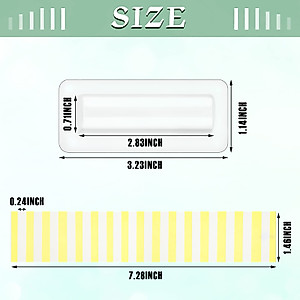 Weysat 60 Pcs Christmas Money Holder Domes Lip Balm Pouches Money Holder Plastic Lipstick Money Holder Plastic Domes Lip Balm Pouches with Double Side Tape for Christmas Day Gift Card DIY Crafts