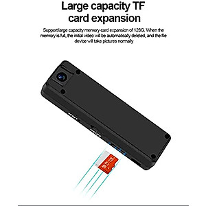 Hidden Spy Camera Mini Body WiFi Camera Wireless Pen Security Nanny Cam,Home Security Dog Camera Indoor Outdoor Camera, App Remote View Loop 180° Rotation Built-in Battery Camera no WiFi Needed