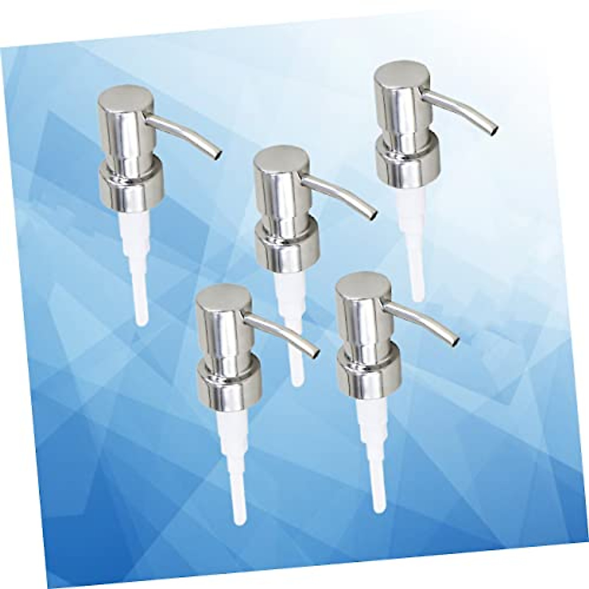 BETOOKY 5pcs Toiletries Bottle Jar Top Adapter Hand Soap Pump Replacement Bottle Pumps Foaming Soap Dispenser Foaming Soap Pump Dispenser Pump Head Foam Pump Lotion Bottle Travel Liquid