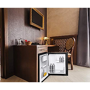 Impecca 1.7 Cu. Ft. Compact Refrigerator with Freezer and Reversible Single Door (Black)