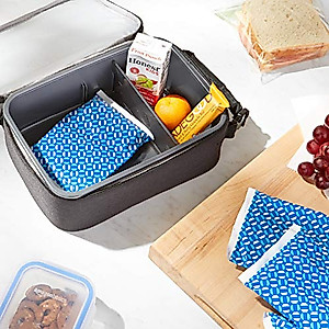 Amazon Basics Reusable Ice Pack, 6.7" X 4.3", Blue, Pack of 4'