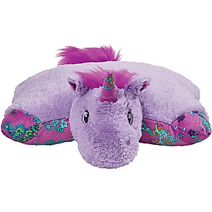 Pillow Pets Colorful Lavender Unicorn, 18" Stuffed Animal Plush Toy