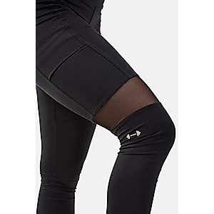 NEBBIA Sporty Smart Pocket High-Waist Leggings 404 Black