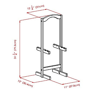 Winsome Skippy Snack Table, Dark Espresso