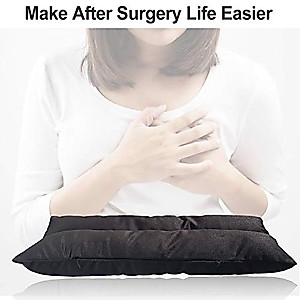 D. Cozy Mastectomy Pillow Breast Cancer Seatbelt Post Op Pillows Super Soft for Car Post Surgery Chemo Port Heart Recovery Gifts Patients Women Men