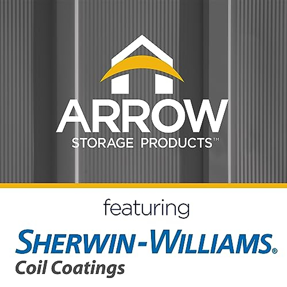 Arrow Classic Metal Shed, 14 x 14, Charcoal