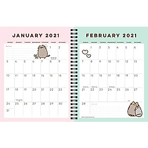 Pusheen 16-Month 2020-2021 Weekly/Monthly Planner Calendar