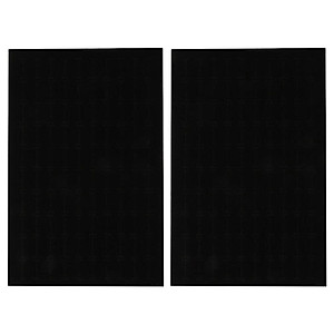 FOMIYES 2pcs Jewelry Drawer Organizer Inserts Foam Trays Earring Display Box Sponge Pad Jewelry Box Sponge Liner Earrings Necklace Showcase Trays for Retail Showcase