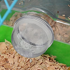 4Pcs Hamster Tube Accessories, Hamster Tube Hamster Tunnel Caps Pet External Cage Plugs Small Animal Hutch Guinea Pig Toy for Chinchilla Squirrel Hamster, Random Color