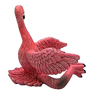 Pink Flamingo Wine Bottle Holder, Tabletop Decoration, 6 Inches