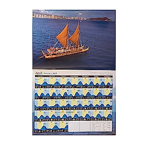 Long's Hawaii 2024 Hawaiian Twelve-Month Wall Calendar (Hawaii Tide and Moon Phase)