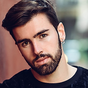 ONESING 20 Pcs Clip On Earrings for Men Magnetic Earrings Dangle Earring Hoop Sterling Earrings Men Stainless Steel Non Pierced Magnetic Earring Fake Earrings Piercings Silver