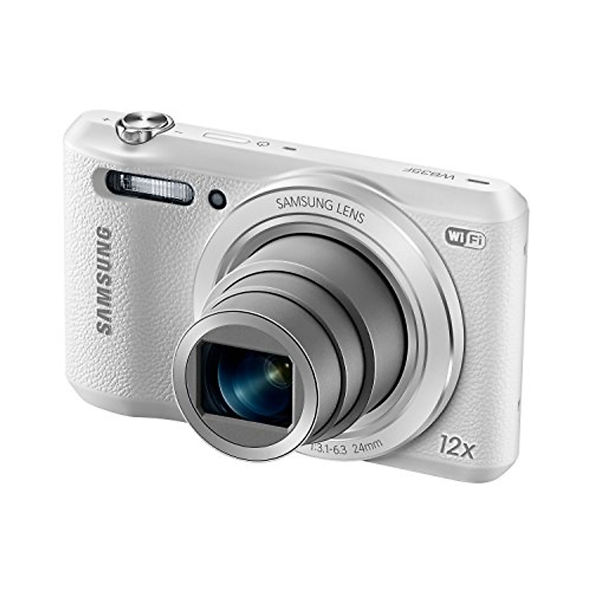 Samsung WB35F 16.2MP Smart WiFi & NFC Digital Camera with 12x Optical Zoom and 2.7" LCD (White)