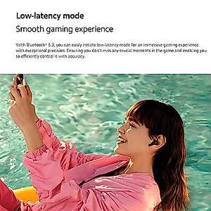 Xiaomi Redmi Buds 4 Active TWS Wireless Earbuds, Bluetooth 5.3 Low-Latency Game Headset with AI Call Noise Cancelling, IP54 Waterproof, 28H Playtime, Lightweight Comfort Fit Headphones, Black