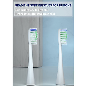 CRKIOB Electric Toothbrush with 10 Brush Heads for Adults and Kids,5 Modes,3 Speeds/Mode,2 Minutes Built in Smart Timer,Sonic Toothbrush,Kids toothbrushes(White)