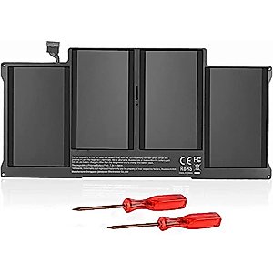 HBFVG A1377 A1405 A1496 Laptop Battery Replacement for Mac Book Air 13 inch A1466 A1369 (2017, Early 2015, Early 2014, Mid 2013, Mid 2012, Mid 2011 and Late 2010 Version)(7.3V 50Wh)