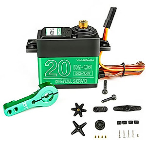 Yahboom Digital Servo 25KG Full Metal Gear High Torque Servo Motor for RC Model DIY Waterproof Control Angle 180° DS3218MG (25kg servo)