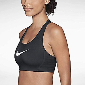 Nike Women's Victory Shape DRI-FIT High Support Sports Bra AJ5219 (Black White, Medium)