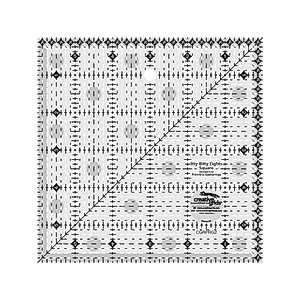 Creative Grids Itty-Bitty Eights Square Quilt Ruler 6in x 6in - CGRPRG2