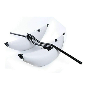 DYRABREST 2Pcs Inflatable Kayak Outrigger Stabilizer Kit, Fishing Boat Canoe Standing Float Stabilizers System Portable Kayak Stabilizer Sidekicks Kit (White)