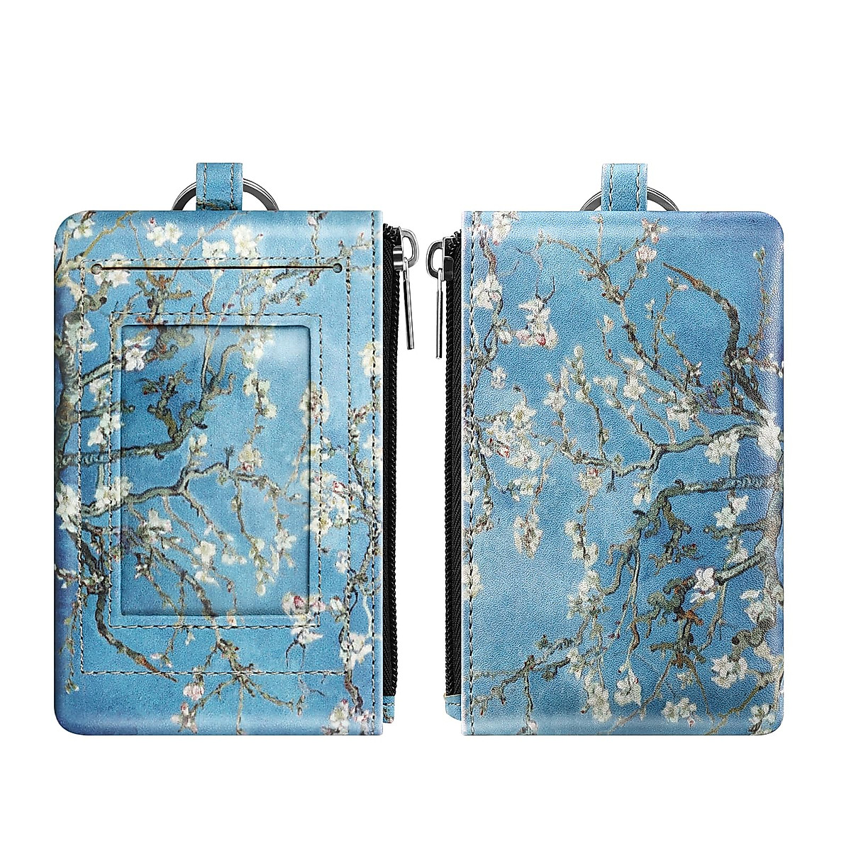 Fintie Zip ID Case Card Holder, Slim Coin Purse Wallet RFID Blocking Change Pouch with Key Chain