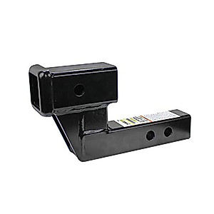 MAXXHAUL 50397 Trailer Hitch Riser for 2 Inch Receivers with 4 Inch Rise/Drop
