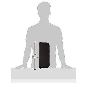 Royal Langnickel 12-1/2-Inch by 14-1/2-Inch Keep N' Carry Zippered Brush Carrier, Long Handle, Black