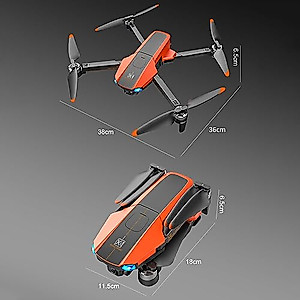 RKSTD Foldable FPV RC Drone With 6K WiFi Camera, Suitable For Adults, Beginners And Children; With GPS Positioning, 5G Image Transmission, With Obstacle Avoidance Device