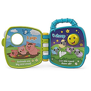 Fisher-Price Laugh & Learn Counting Animal Friends, Musical Baby Book