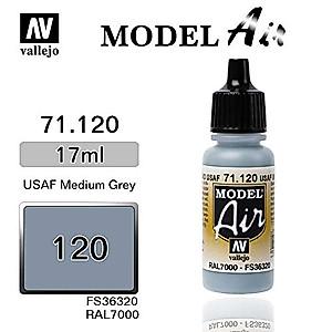 Vallejo USAF Dark Ghost Grey Paint, 17ml
