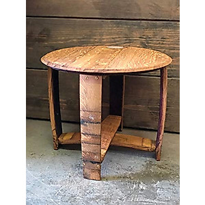 Wine Barrel Side Table