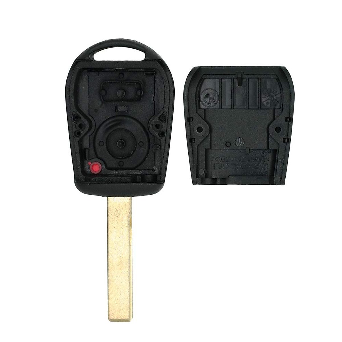 SEGADEN Replacement Key Shell Compatible with BMW 2 Button Keyless Entry Remote Key Case Fob HU92 Blade PG900
