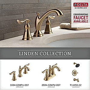 Delta Faucet 79435-CZ Linden Wall Mounted Double Robe/Towel Hook in Champagne Bronze