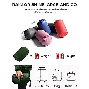 wantdo Women's Insulated Puffer Jacket Warm Spring Jackets (Blackish Green, Large)