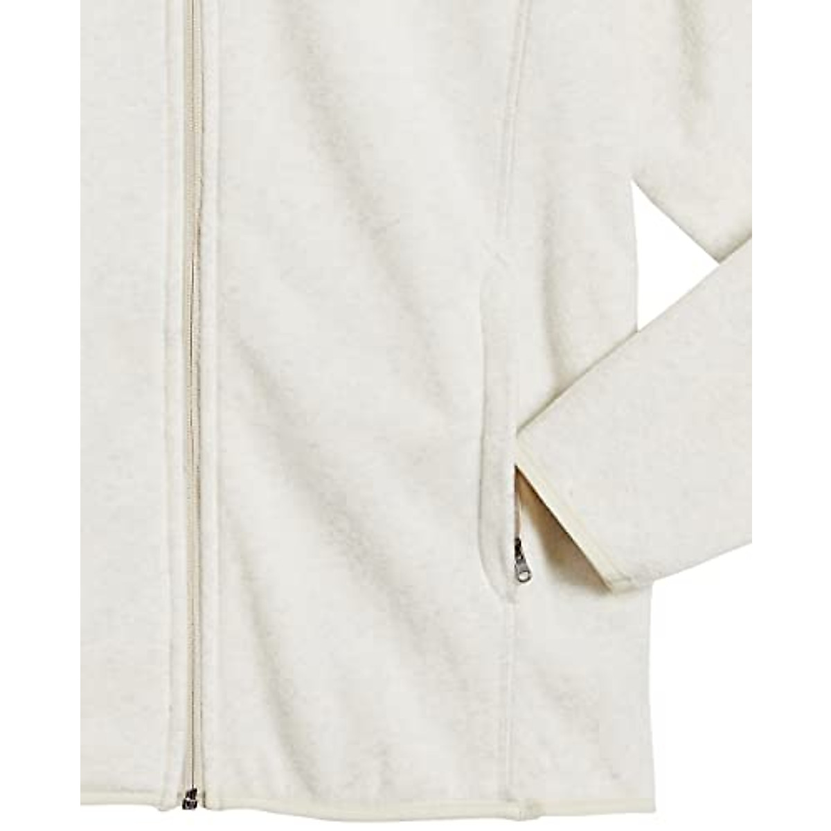 Amazon Essentials Men's Full-Zip Polar Fleece Jacket (Available in Big & Tall), Oatmeal Heather, Large