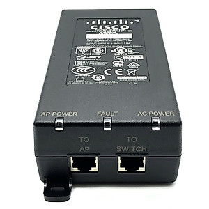 Genuine 56V 0.55A AC Adapter Compatible with Cisco AIR-PWRINJ4= DPSN-35FB A POE30U-560 341-0212-01 Aironet 1041 1042 1141 1142 1250 1252 1260 3500 3501 3502 3602 AP1142 1252AG Power Ethernet Injector