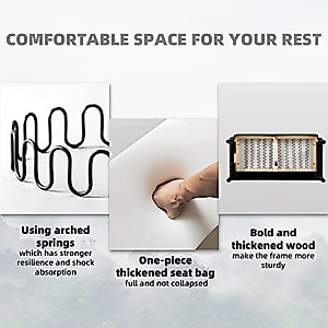 YIGOBUY Upholstered Modern Comfy Sofa Couch 56" W Small Loveseat Sofa Couches w/ 2 USB Charging Ports Fabric 2-Seat Small Couch Sofas for Living Room, Bedroom, Compact Small Space, Apartment, Office