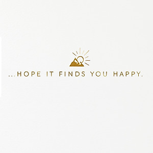 Hallmark Signature Birthday Card (Mountain Sunset)