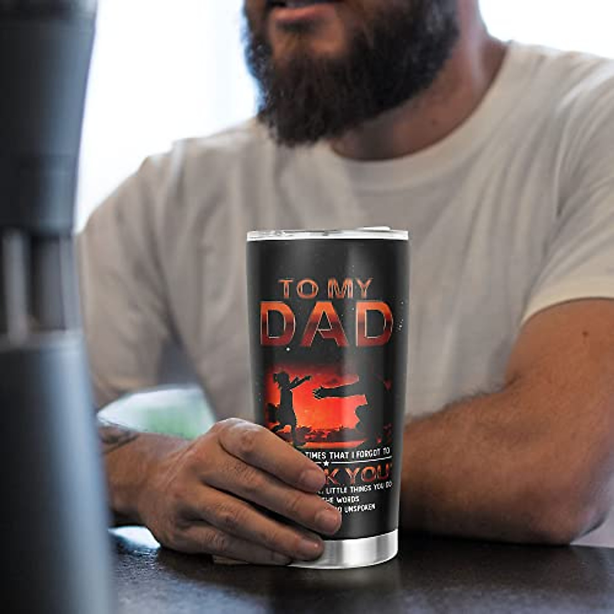 Gifts for Dad from Daughter - Dad Gifts from Daughter - Fathers Day, Birthday Gifts for Dad, Dad Birthday Gift - Gift for Dad, Presents for Dad - Father Gifts Ideas - 20 Oz To My Dad Tumbler