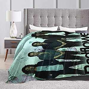 Badflower Soft and Warm Throw Blanket Ultra-Soft Micro Blanket Plush Bed Couch 50"x40"