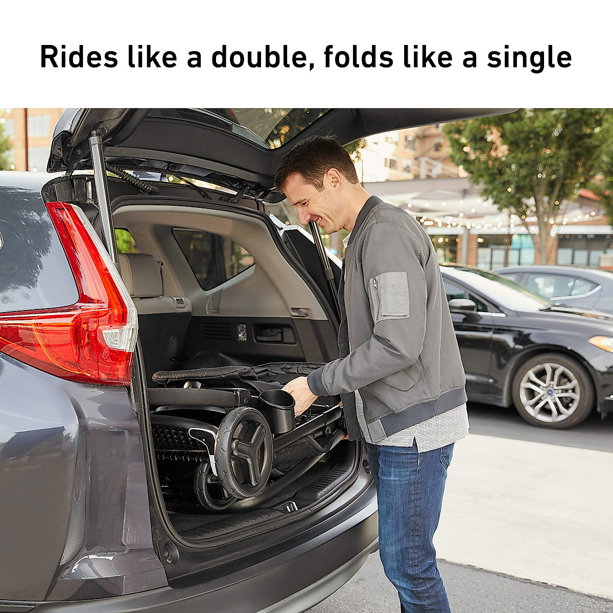 Graco Ready2Grow 2.0 Double Stroller Features Bench Seat and Standing Platform Options, Rafa