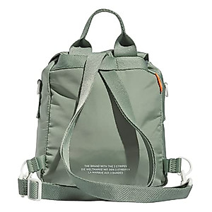 adidas Originals Micro 3.0 Mini Backpack, Silver Green/Semi Impact Orange, One Size