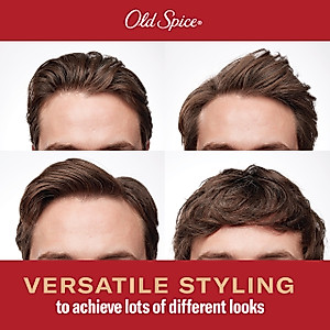 Old Spice No Crunch Crème, Hair Styling Crème for Men, Low Hold with Low Shine, 2.22 oz