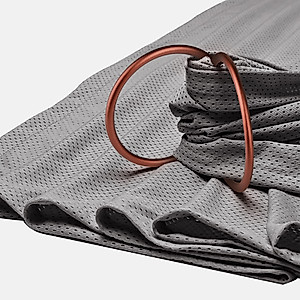 Accmor Baby Sling Ring, 3" Aluminum Sling Rings for Baby Wrap Slings, Dark Brown