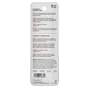 Physicians Formula Eyebrow Retractable Slim Definer Brow Pencil, Medium Brown, Dual-Sided Brow Brush, Fine Tip, Shapes, Defines, Fills | Dermatologist Tested, Clinicially Tested