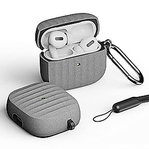 K-Max Soft Hard Case Compatible with AirPods 3rd Generation Case(2021), [Case Cover+Keychain+Silicone Strap] Wireless Charging, Double Layers Protection for AirPods 3(Sand)…