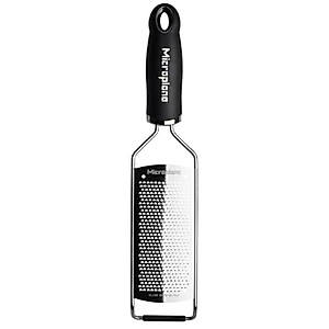 Microplane Gourmet Series Hard Cheese Grater (Fine, Black)