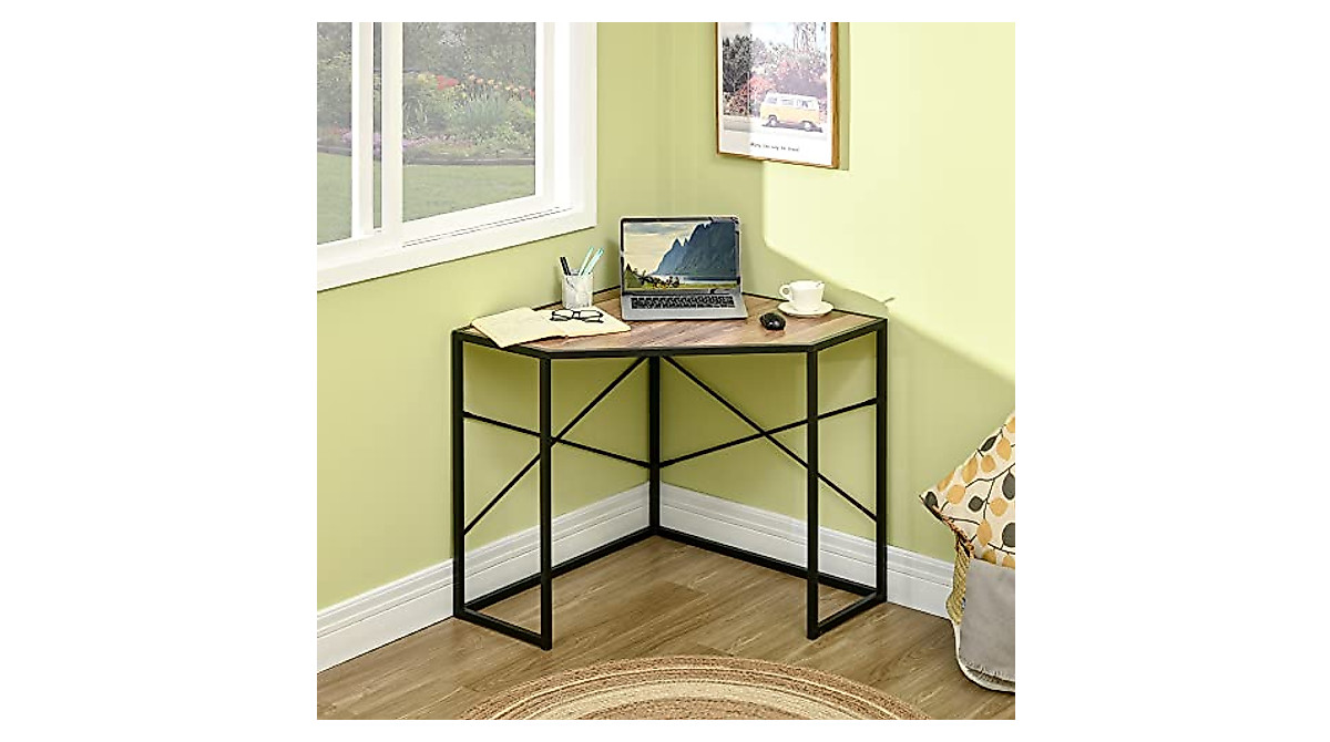 HOMCOM Corner Desk: Perfect Space Saver for Home Offices